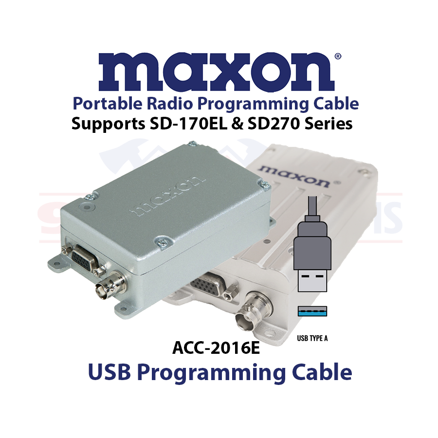 Maxon - ACC-2016E - Programming Cable (USB) — 911 Systems LLC
