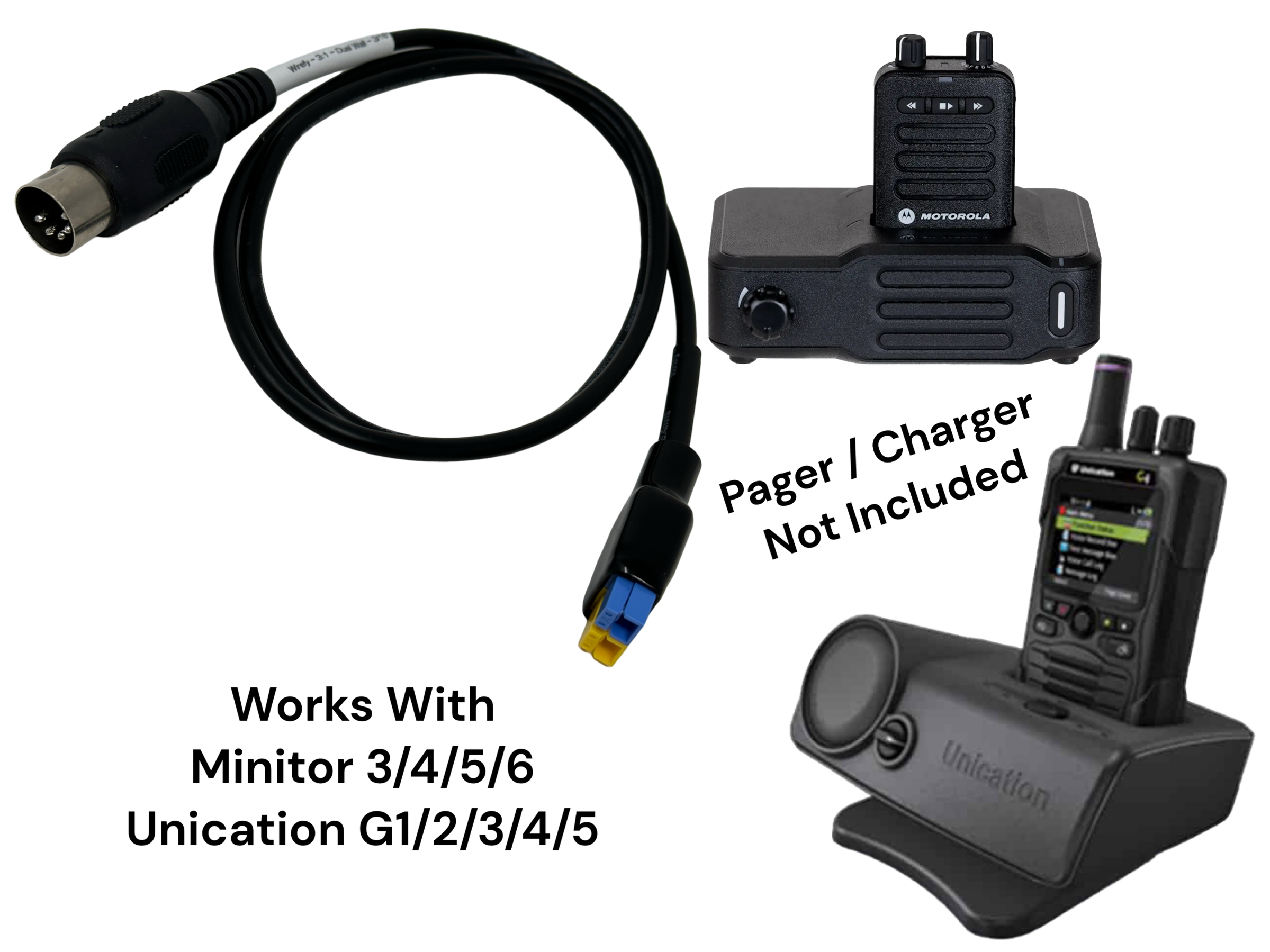 Motorola Minitor and Unication G Series Cable — 911 Systems LLC